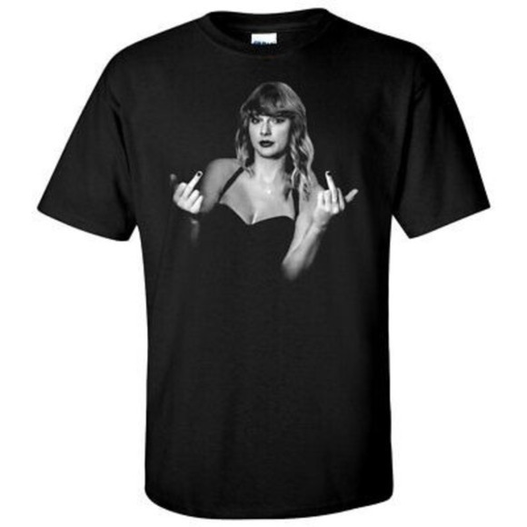 Tops | Taylor Swift Middle Finger Tshirt 2 | Poshmark